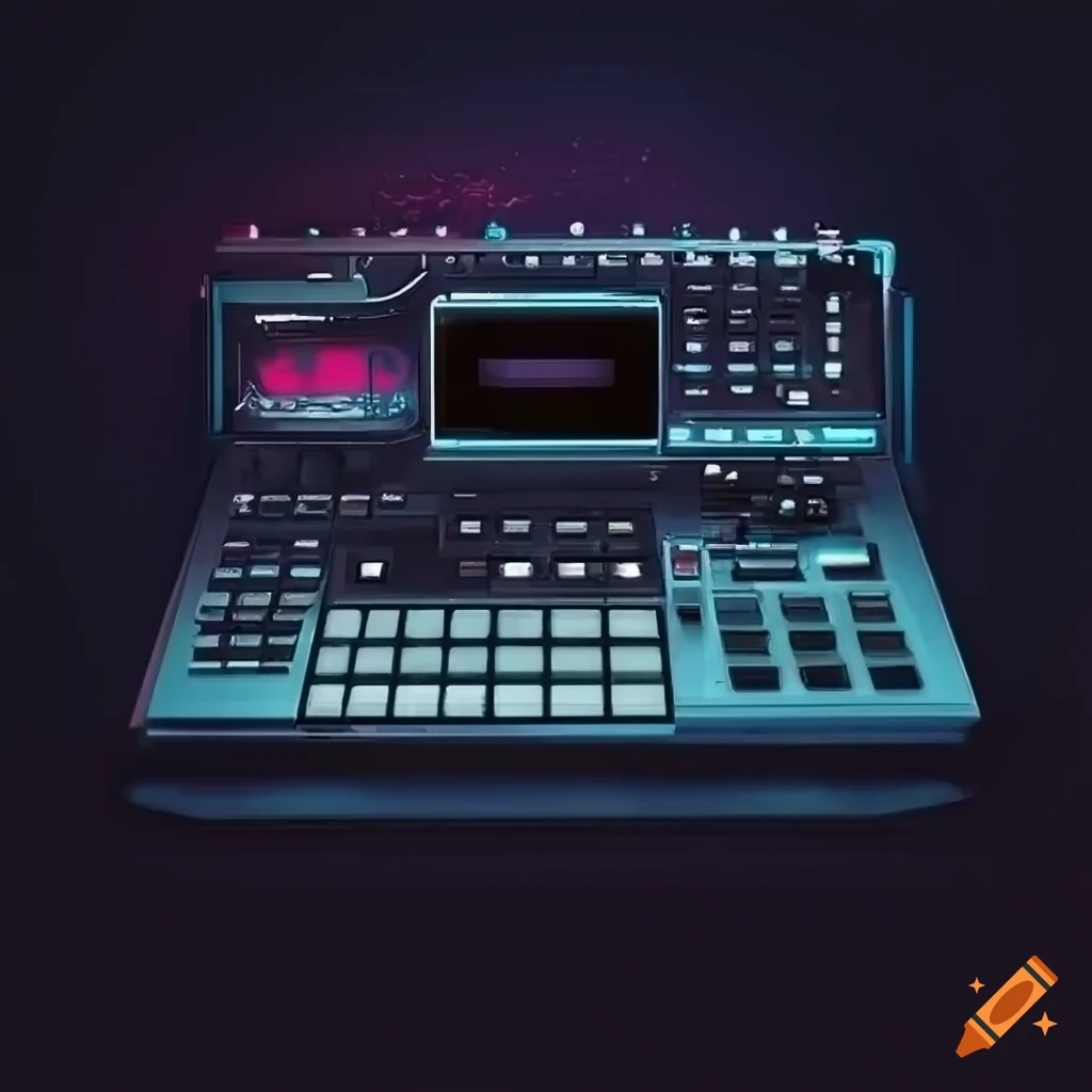 Akai mpc space art on Craiyon