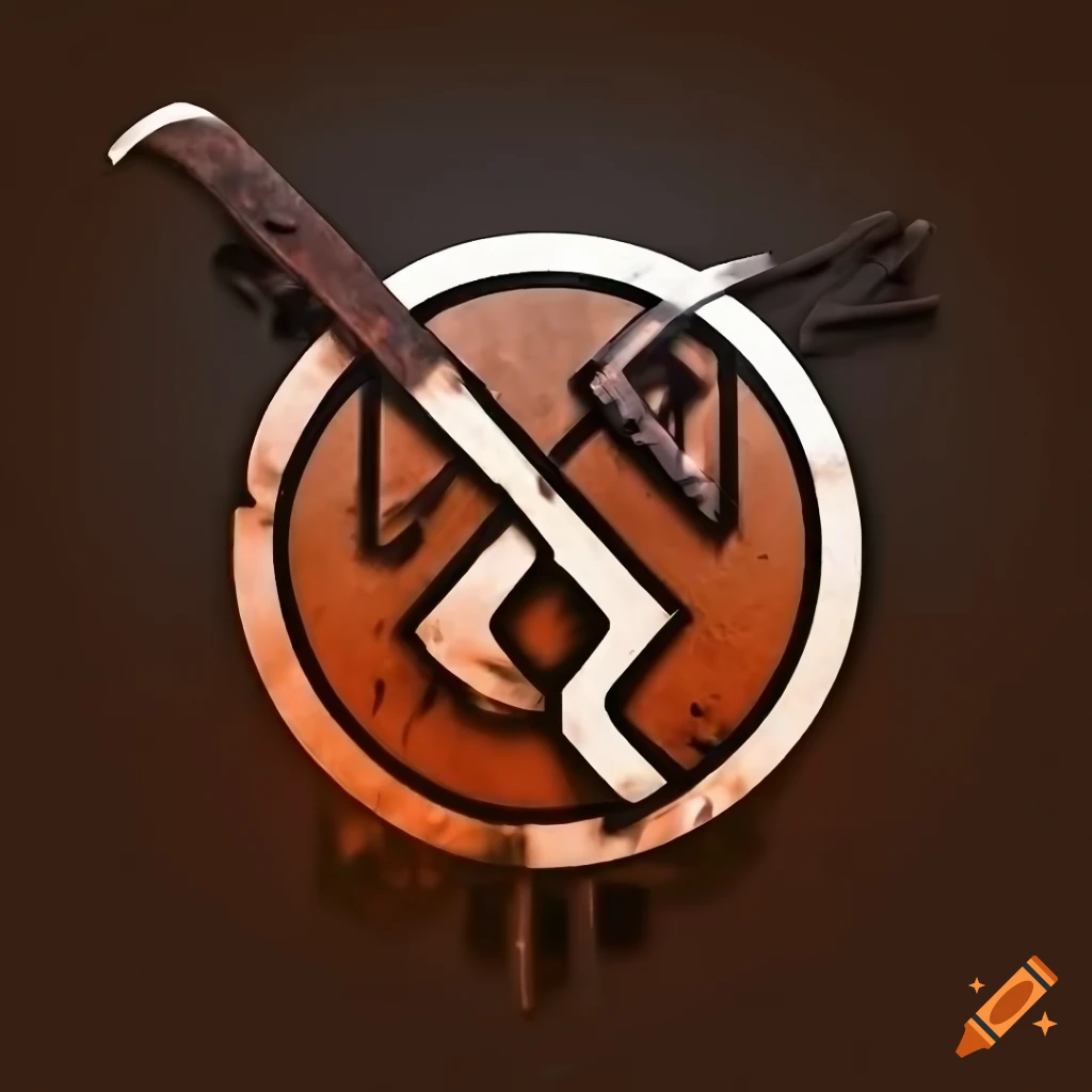 Rust game logo on Craiyon