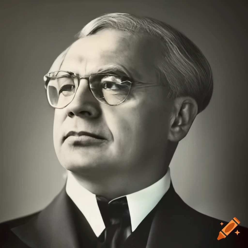 Portrait Of A Slavic Democratic President In The 1960s portrait-of-a-slavic-democratic-president-in-the-1960s