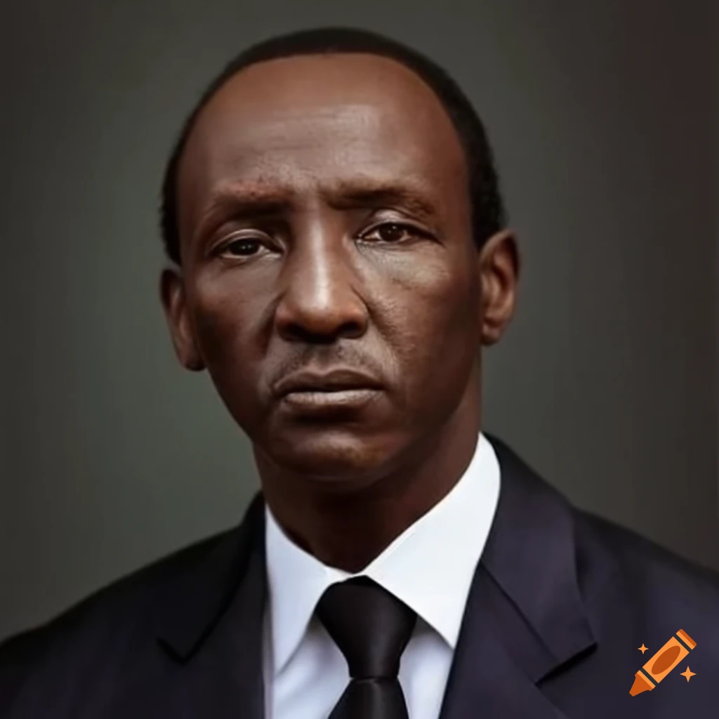 Portrait of Blaise Compaoré, Burkinabé-Ivorian former politician on Craiyon