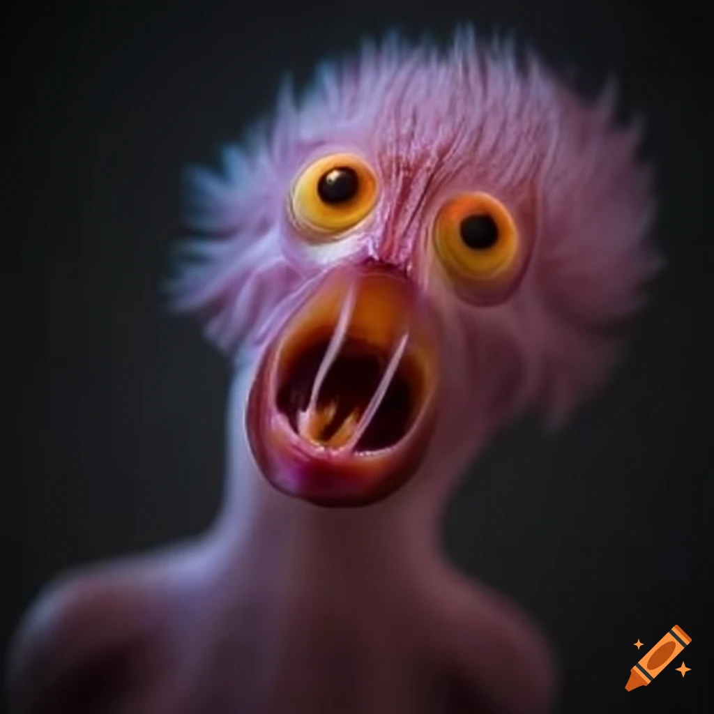 Image of the ugliest creatures in the universe on Craiyon