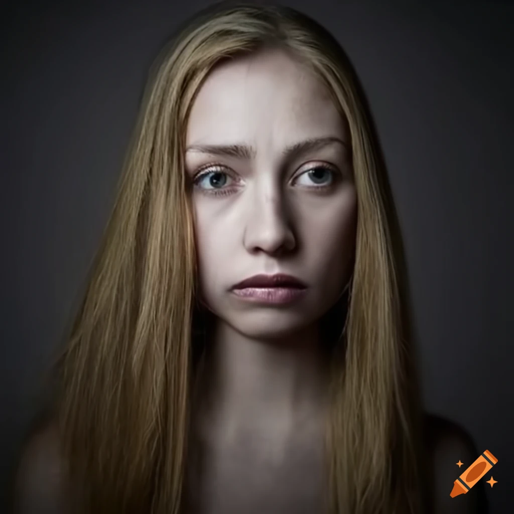 Portrait of a woman with neutral expression