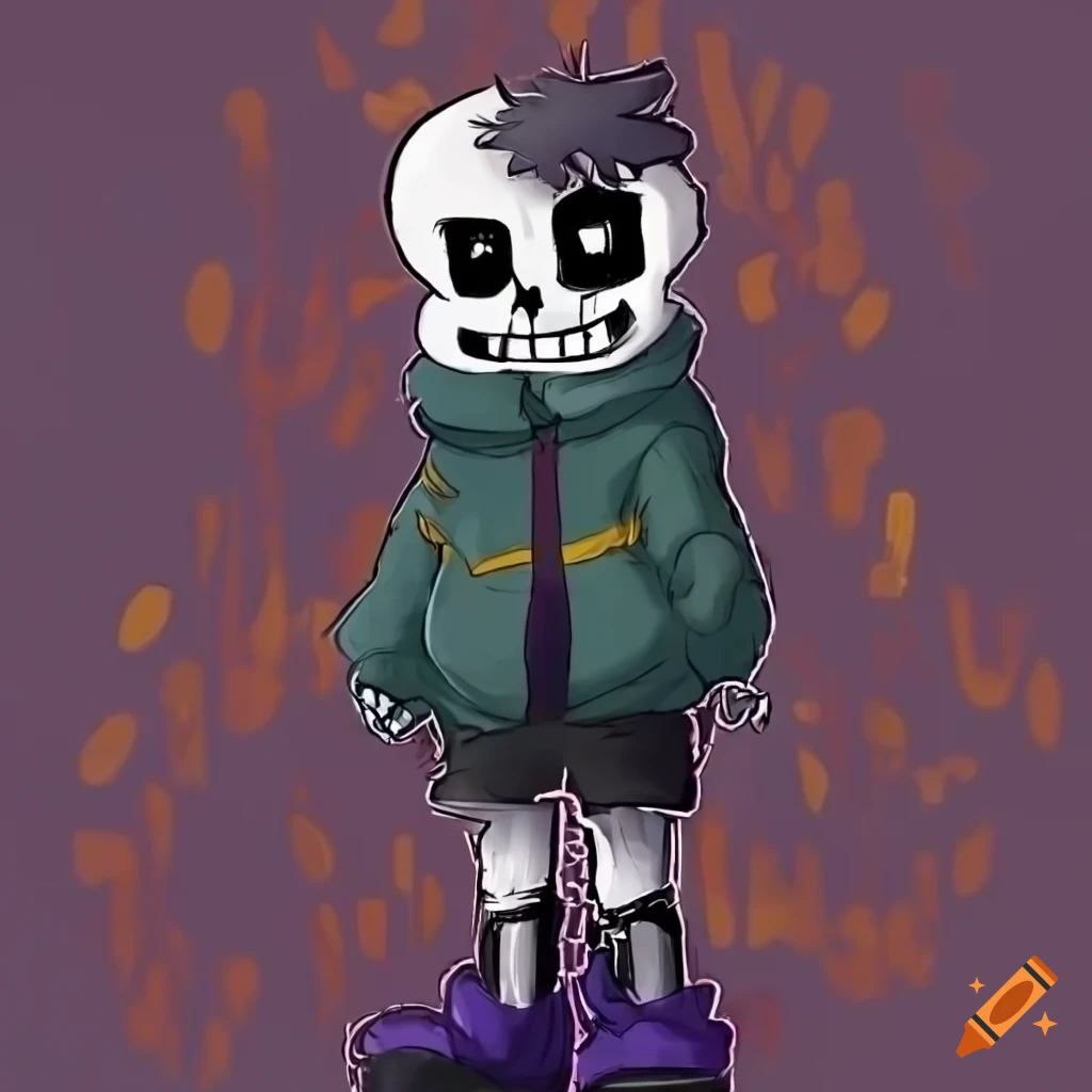 Digital art of an imaginary character from undertale au