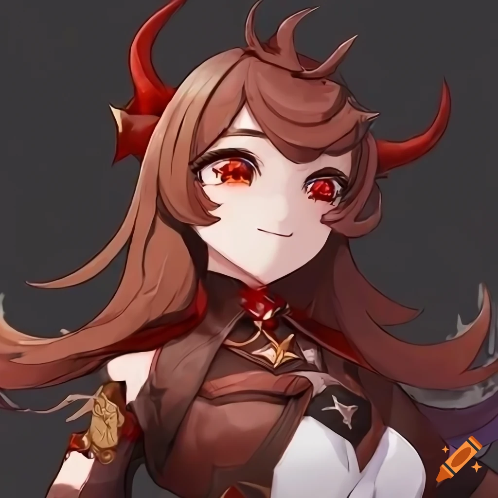 Character artwork of evil amber from genshin impact on Craiyon