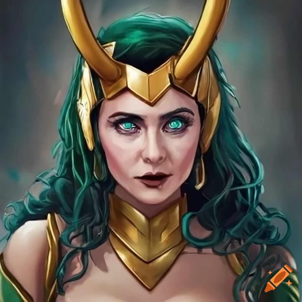 Cosplay of lady loki on Craiyon