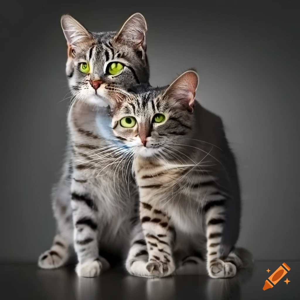 Picture of milky and cirmi, two adorable cats on Craiyon