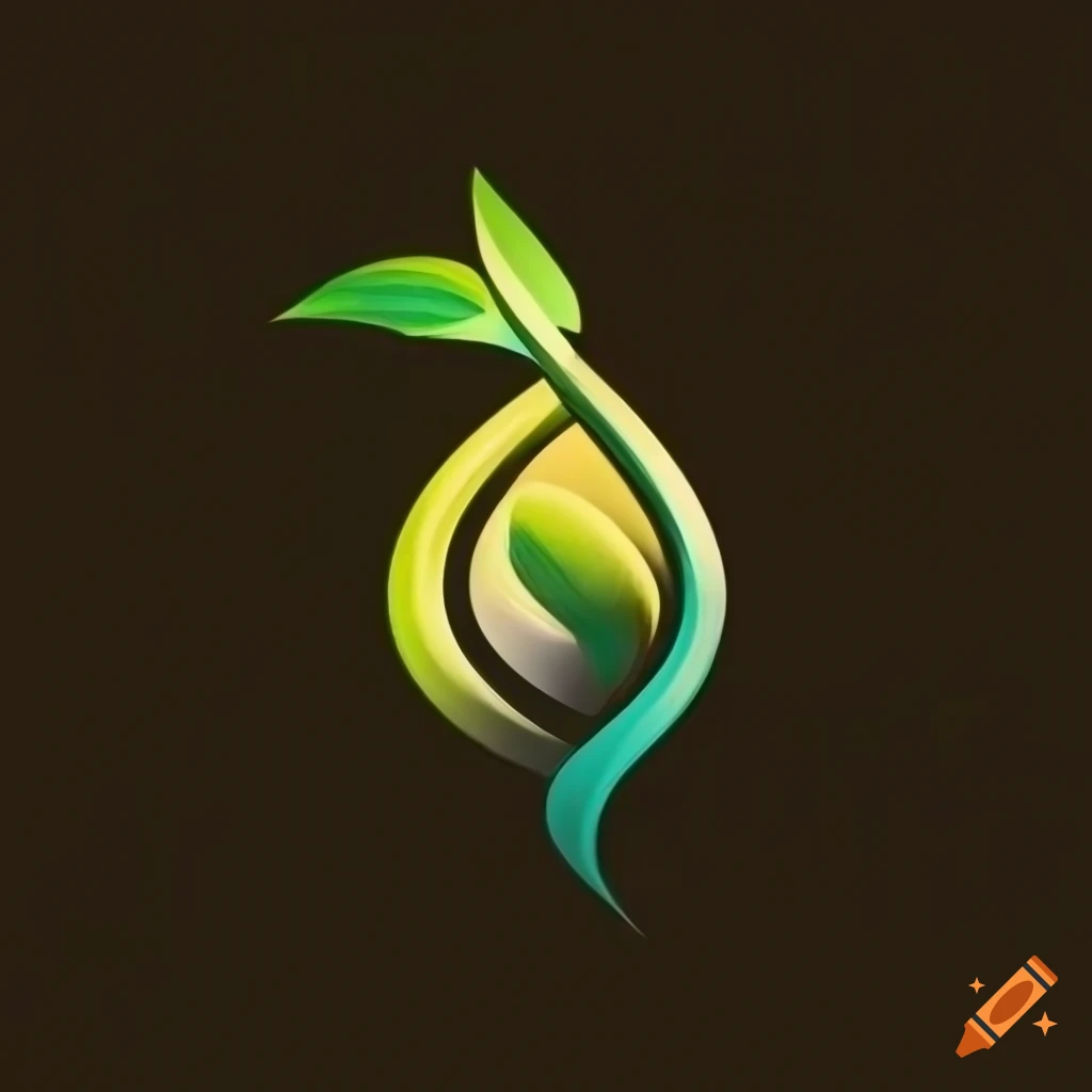 Nature-themed logo design on Craiyon