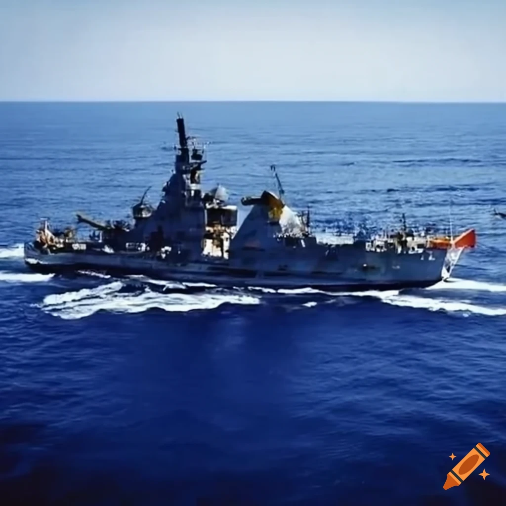 Battle between navy aircraft and f.u.s.o in the deep blue on Craiyon