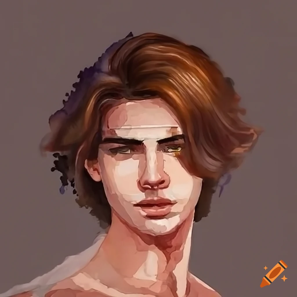 Description of a calm and intelligent guy on Craiyon