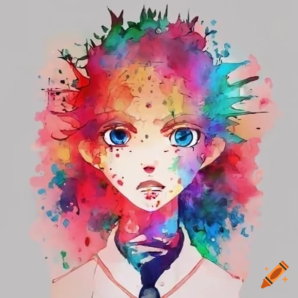 Captivating anime character with stunning features