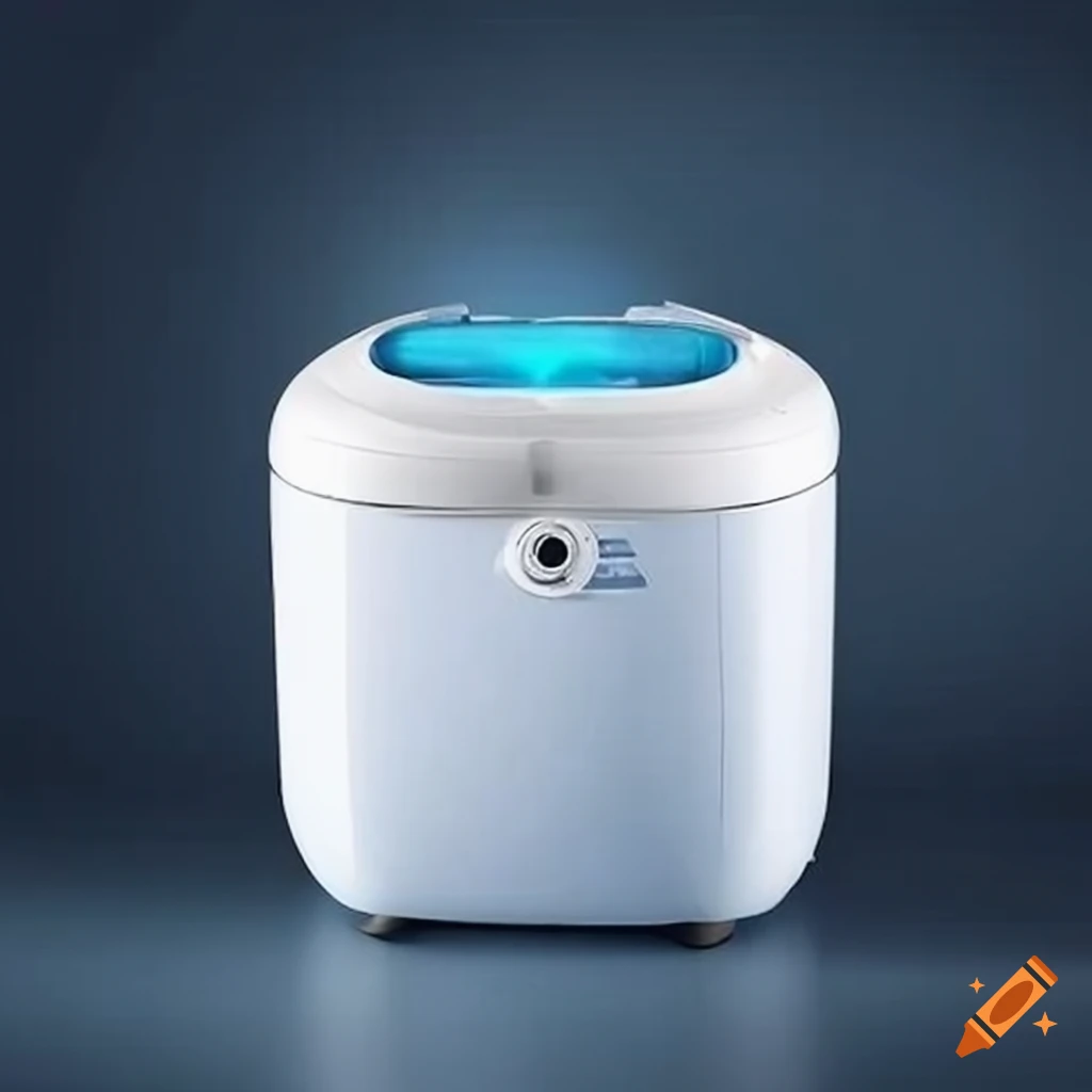 Mini portable washing machine on Craiyon