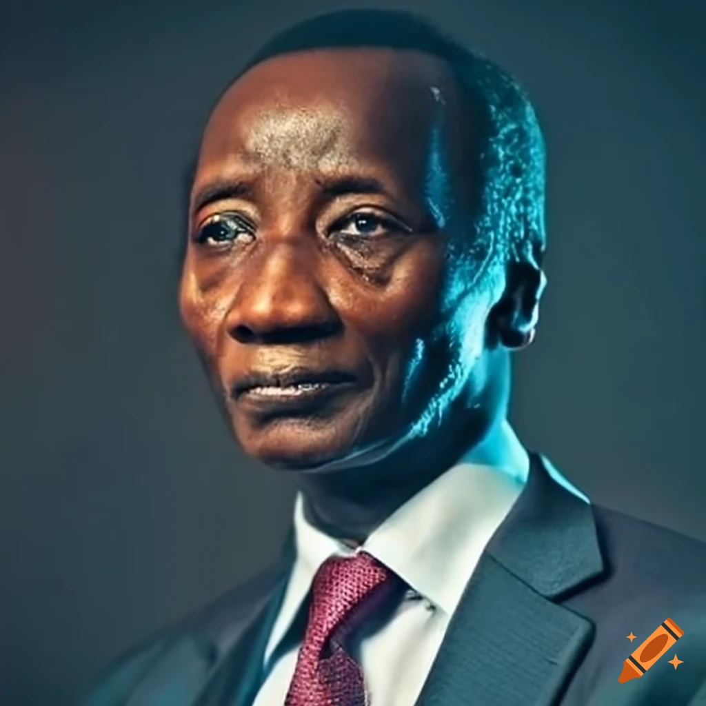 Portrait of blaise compaoré, burkinabé-ivorian former politician