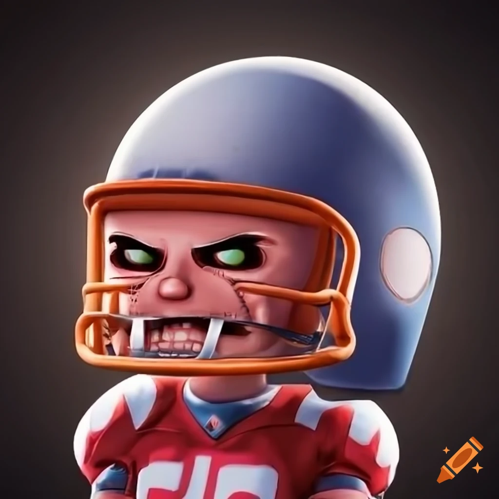 Cartoon of a children's football team named "stranger danger"