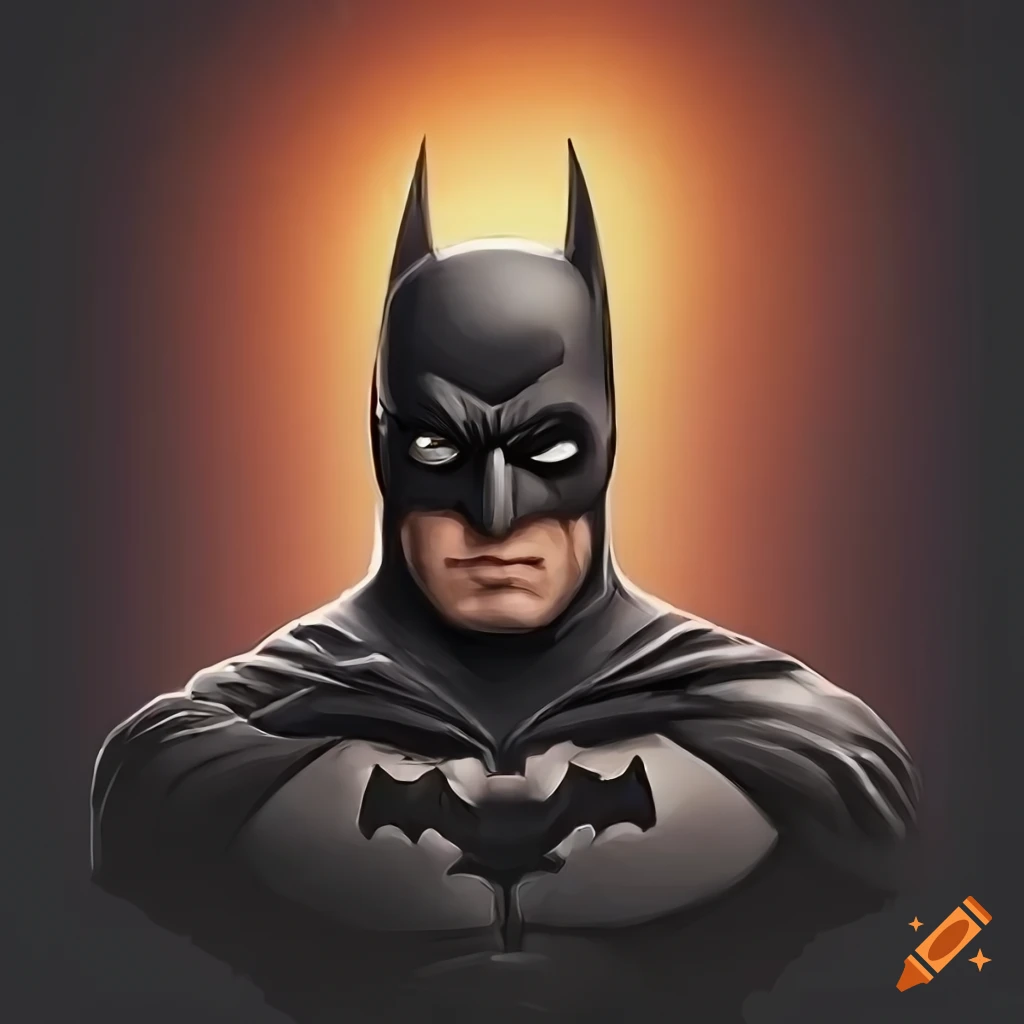Icon of batman character for a game on Craiyon