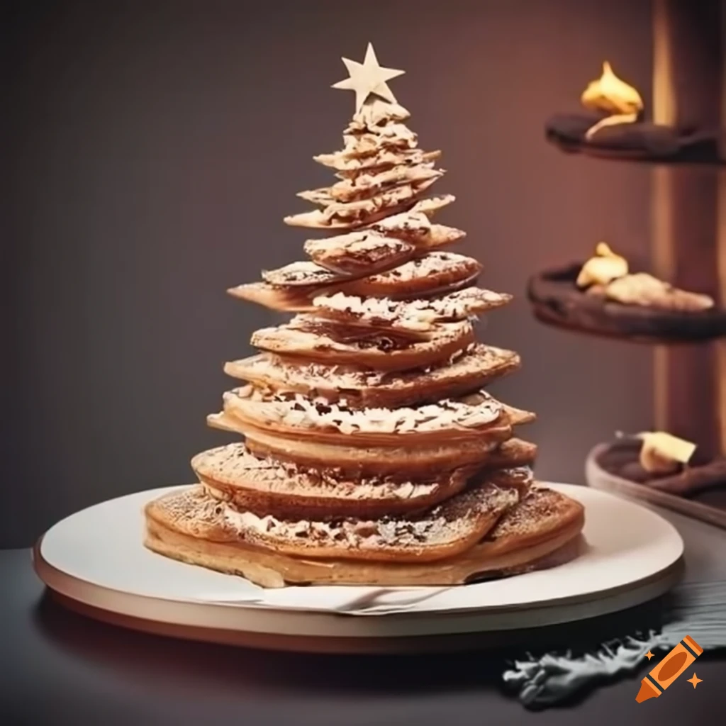 Rustic israeli bakery christmas display