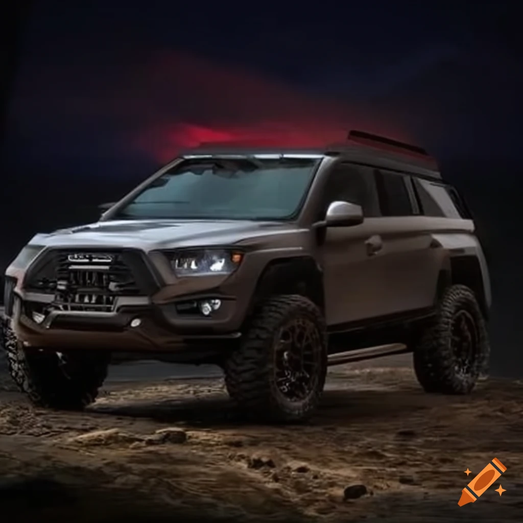 Futuristic 4x4 offroad vehicle designs