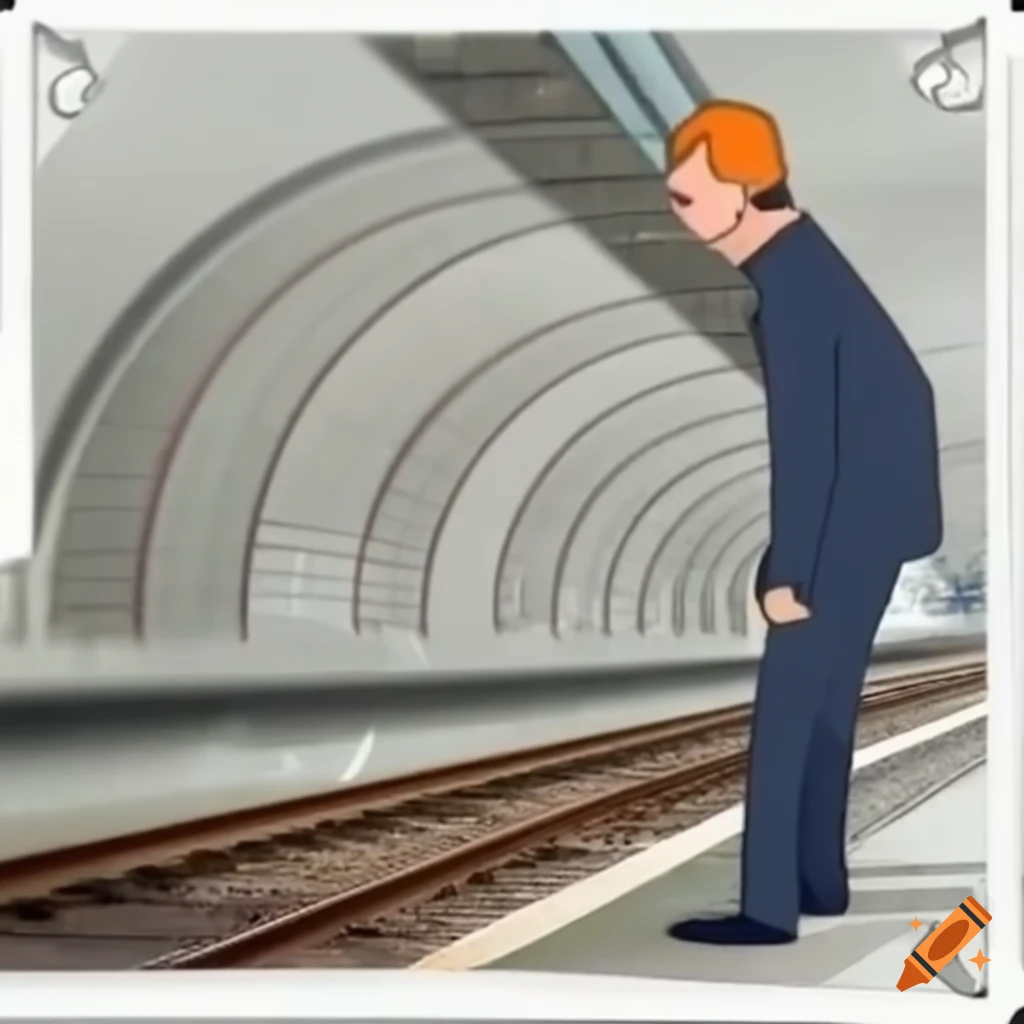 Meme of a high-speed train labeled procrastination on Craiyon