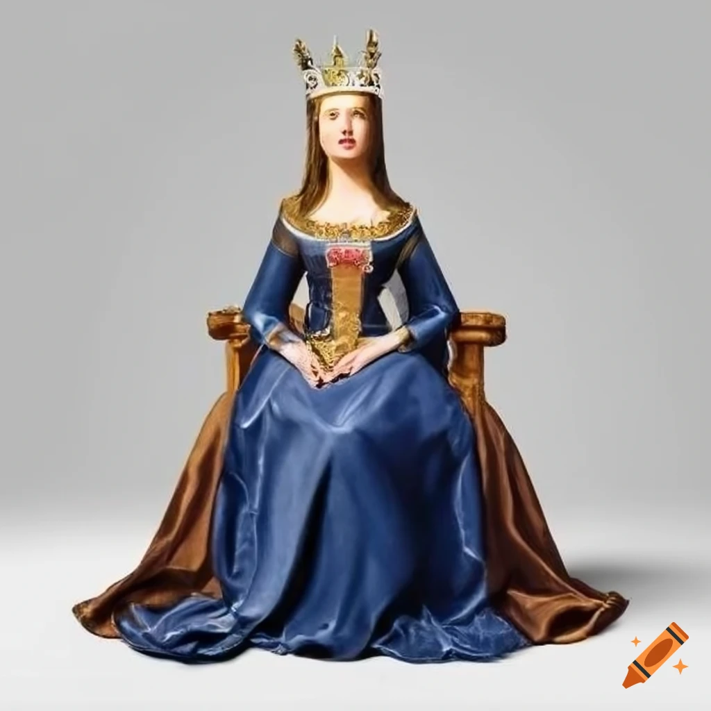 Portrait of a french medieval princess