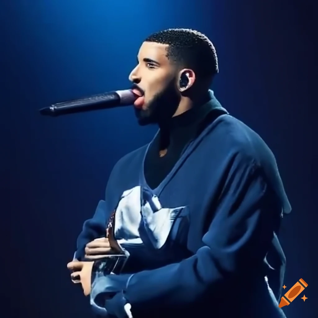 Drake and sonic performing together on Craiyon