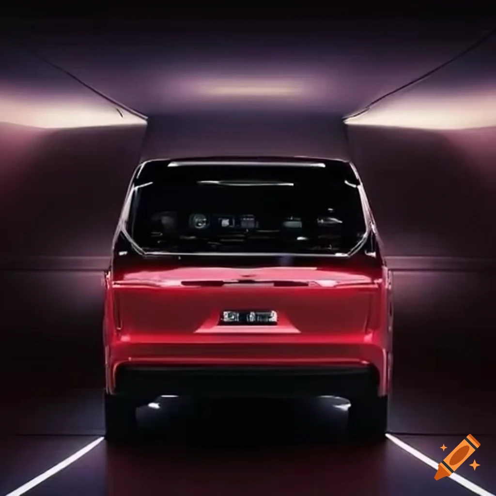 Luxury modern mpv with stylish rear lights on Craiyon