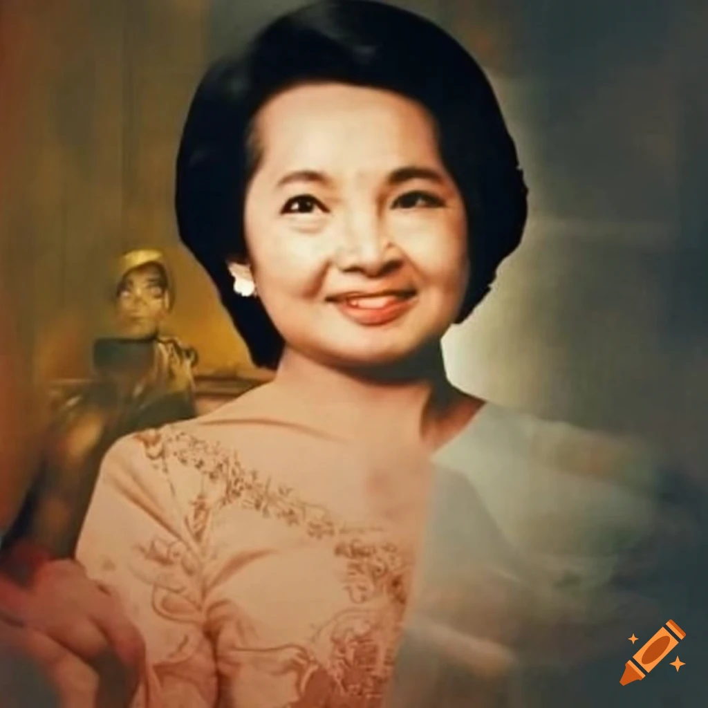 Collage cover page for a 16:9 powerpoint featuring gloria macapagal ...
