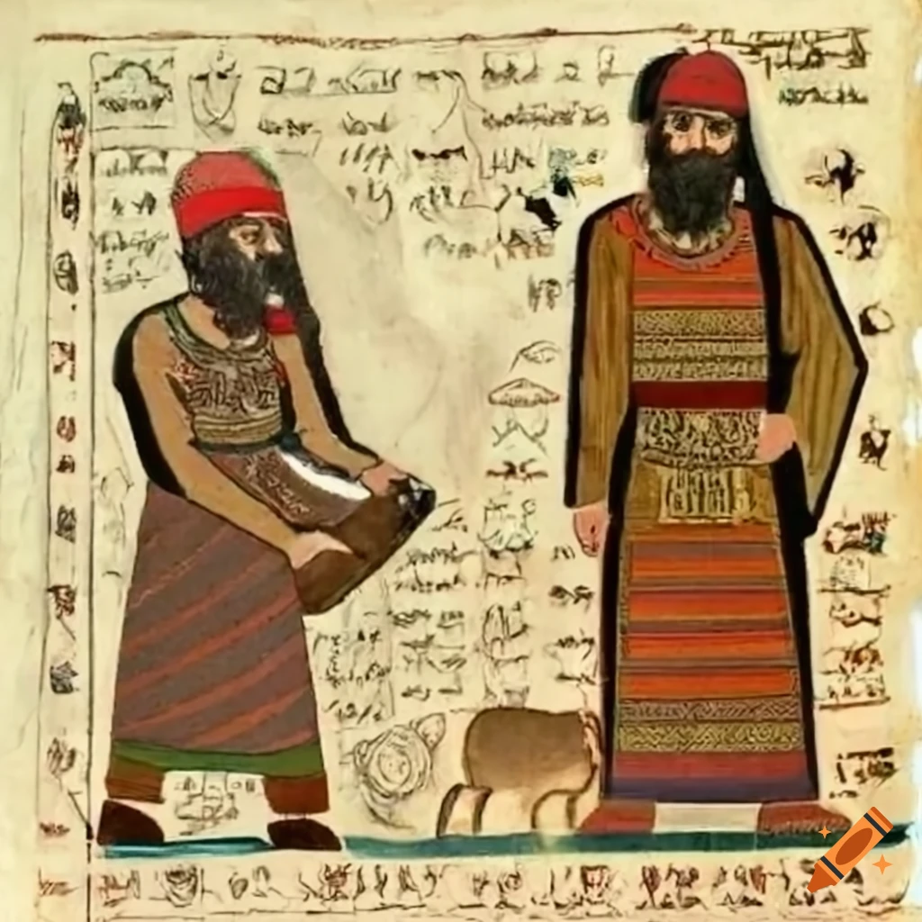 Biblical scene of Yosef providing wagons and provision to the sons of ...