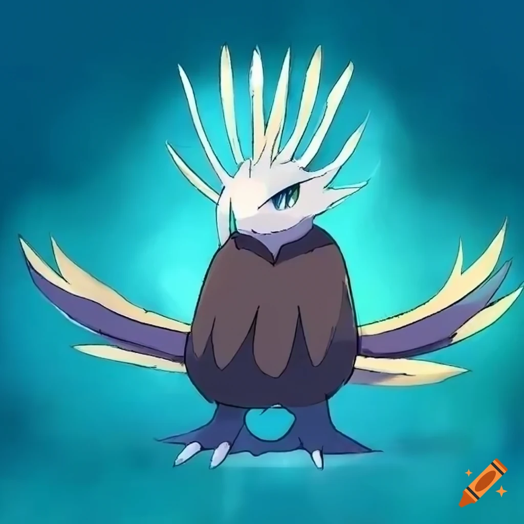 Eagle-themed water type pokemon on Craiyon