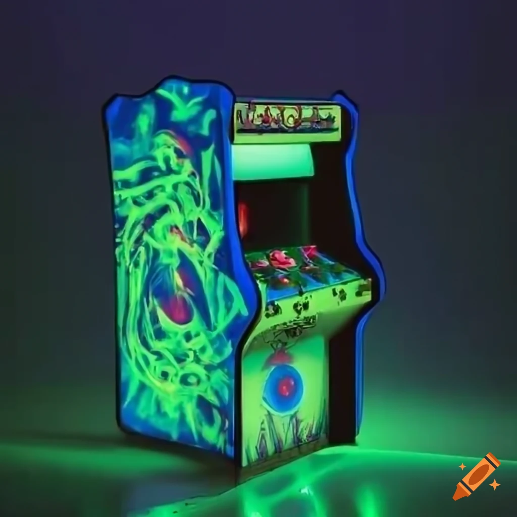Arcade images created on Craiyon