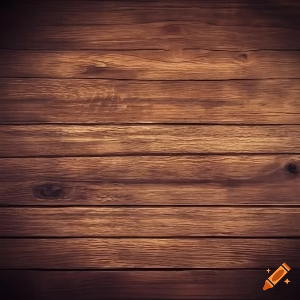 Top-down view of a wooden table top with wooden planking on Craiyon