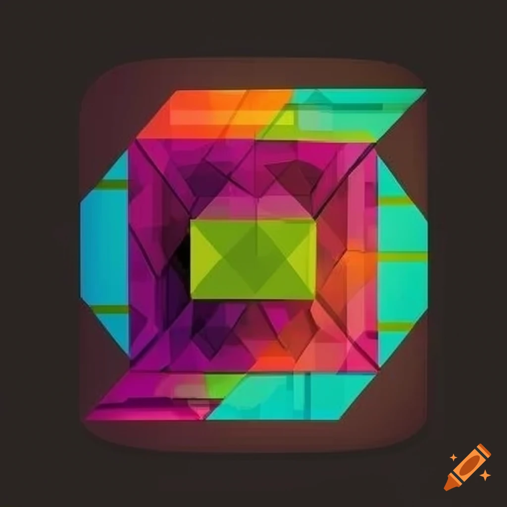 Attention-grabbing line art cartoon with precision geometric shapes and ...