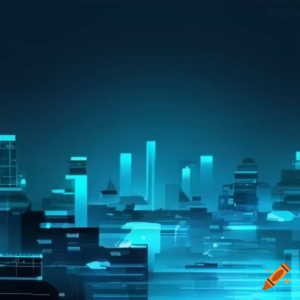 Business background with it company tech suppliers on Craiyon