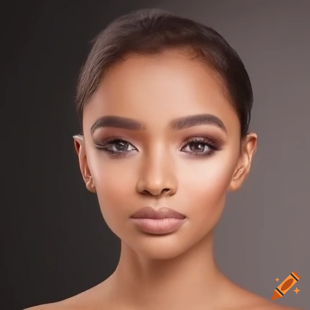 Frontal face shot with natural lighting