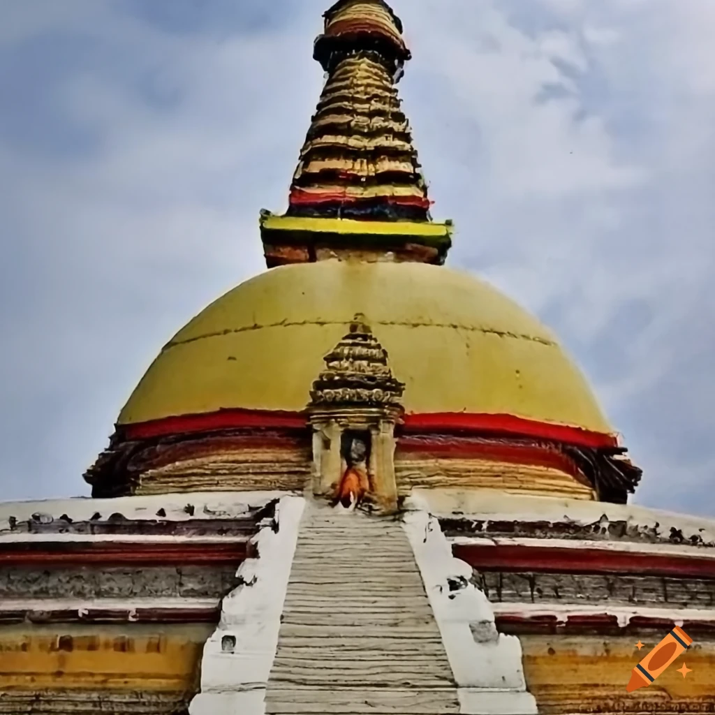Hand-drawn poster of Kathmandu with information, and a sketch of ...