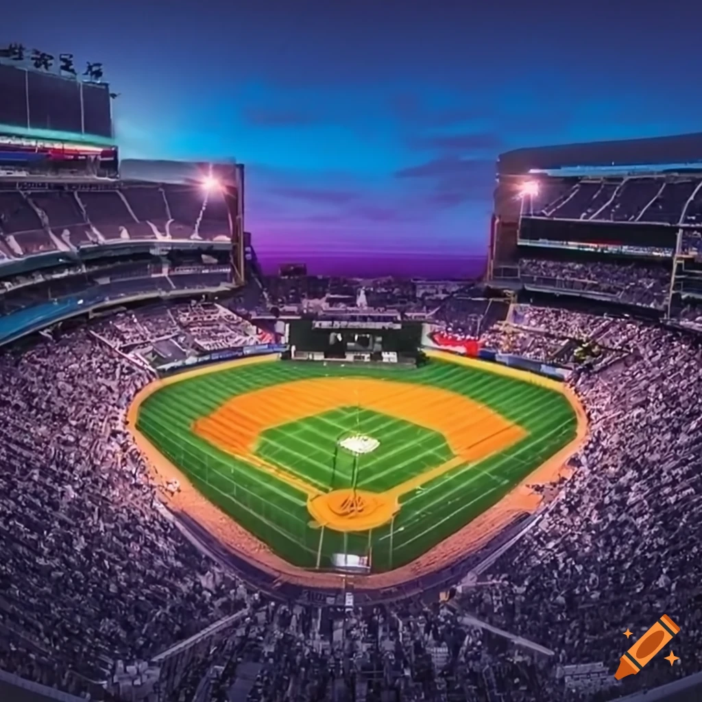 Aerial view of night game at colorado rockies stadium