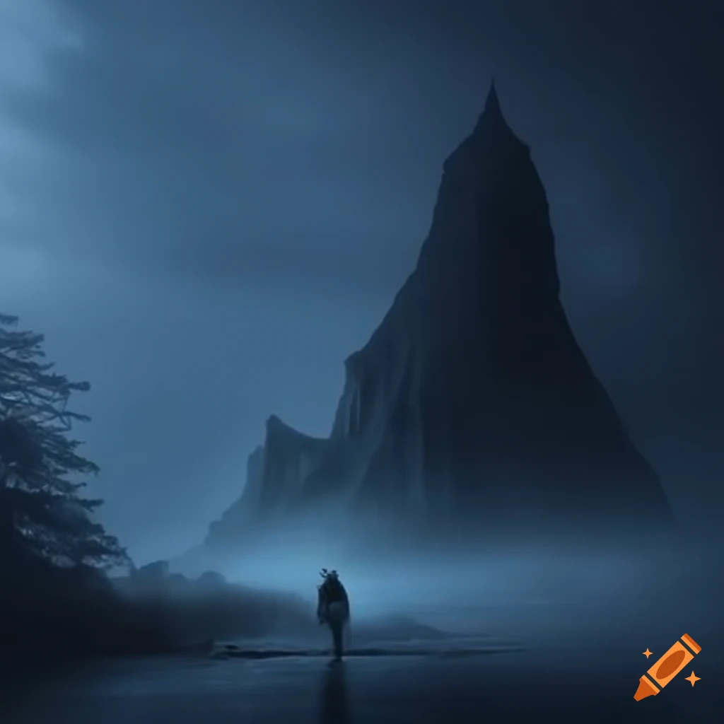 Abyss with thick fog