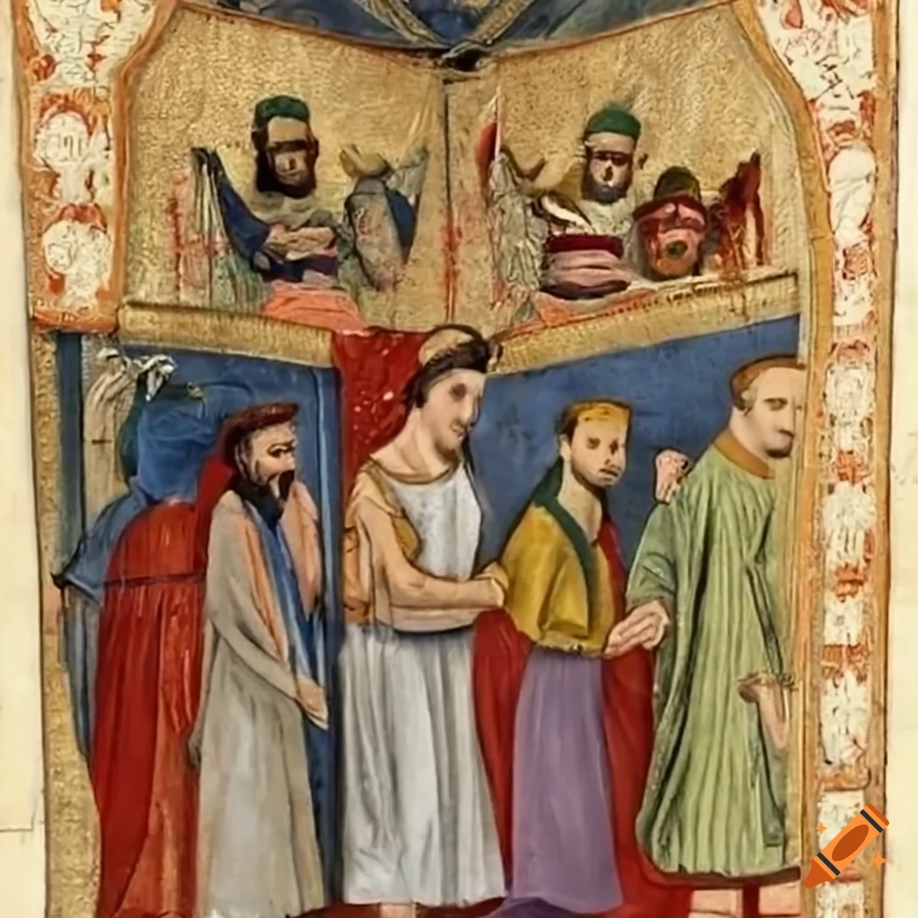 Biblical verse from the story of joseph and his brothers on Craiyon