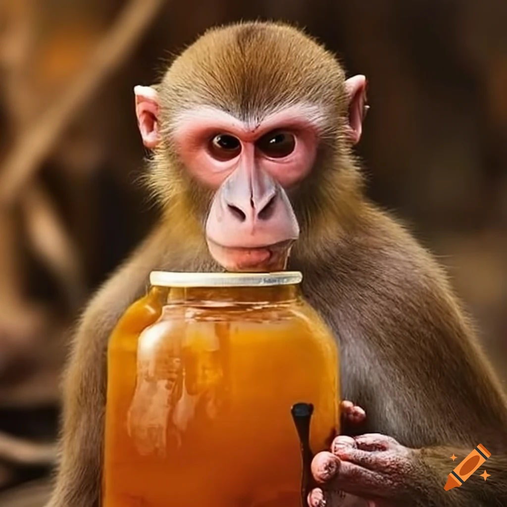Monkey making moonshine