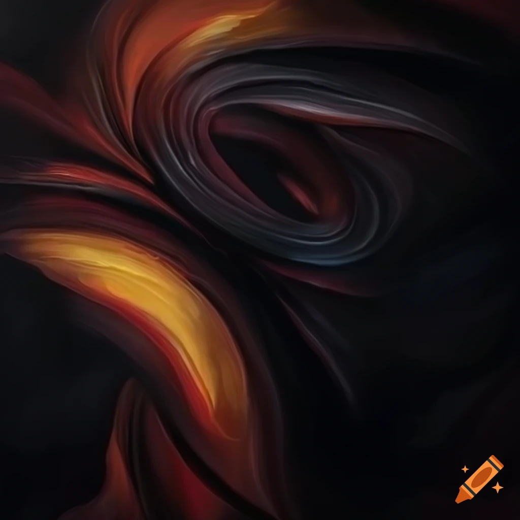 Delicate and soft tendril petal canvas abstract organic oil painting on ...