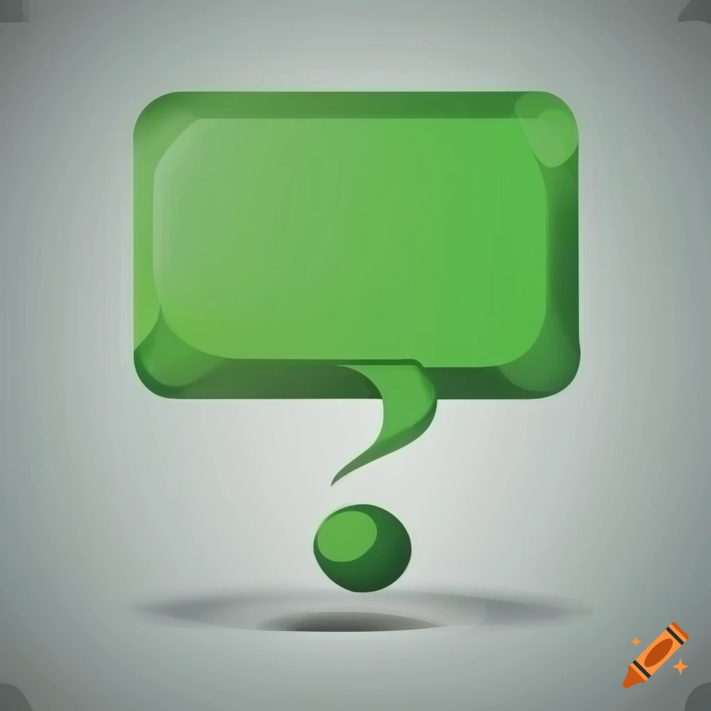 White background with rounded rectangle and question mark icon