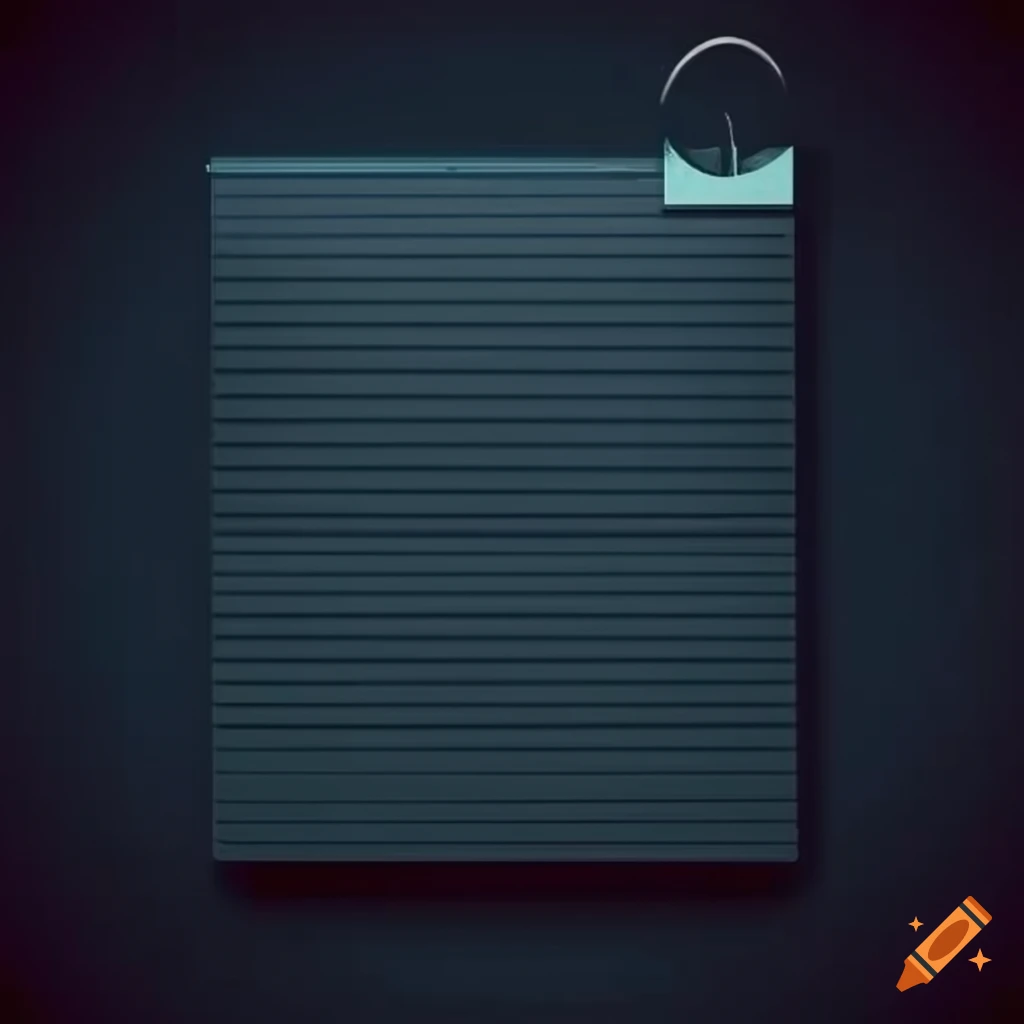 Dark page with notepad lines covering the full screen