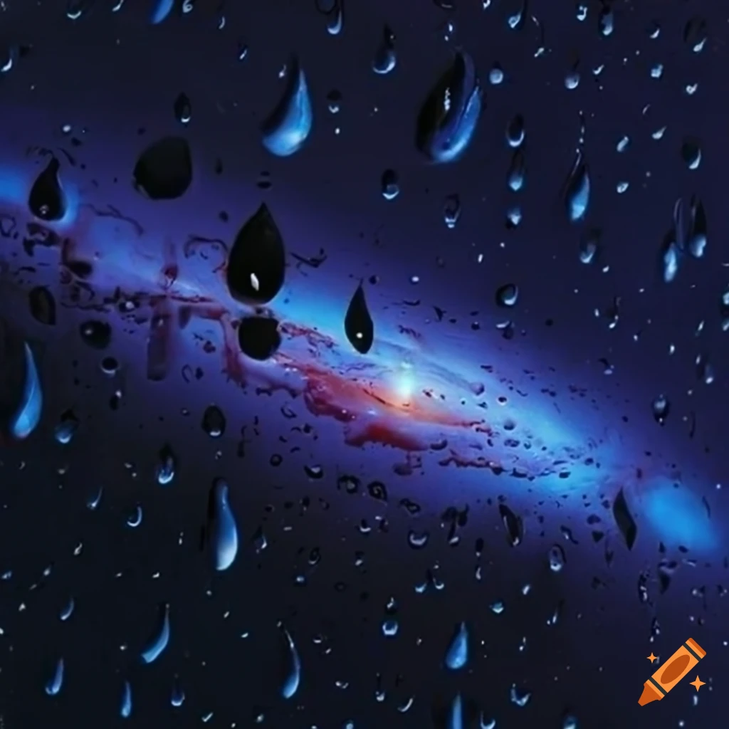 Rainy galaxy on Craiyon
