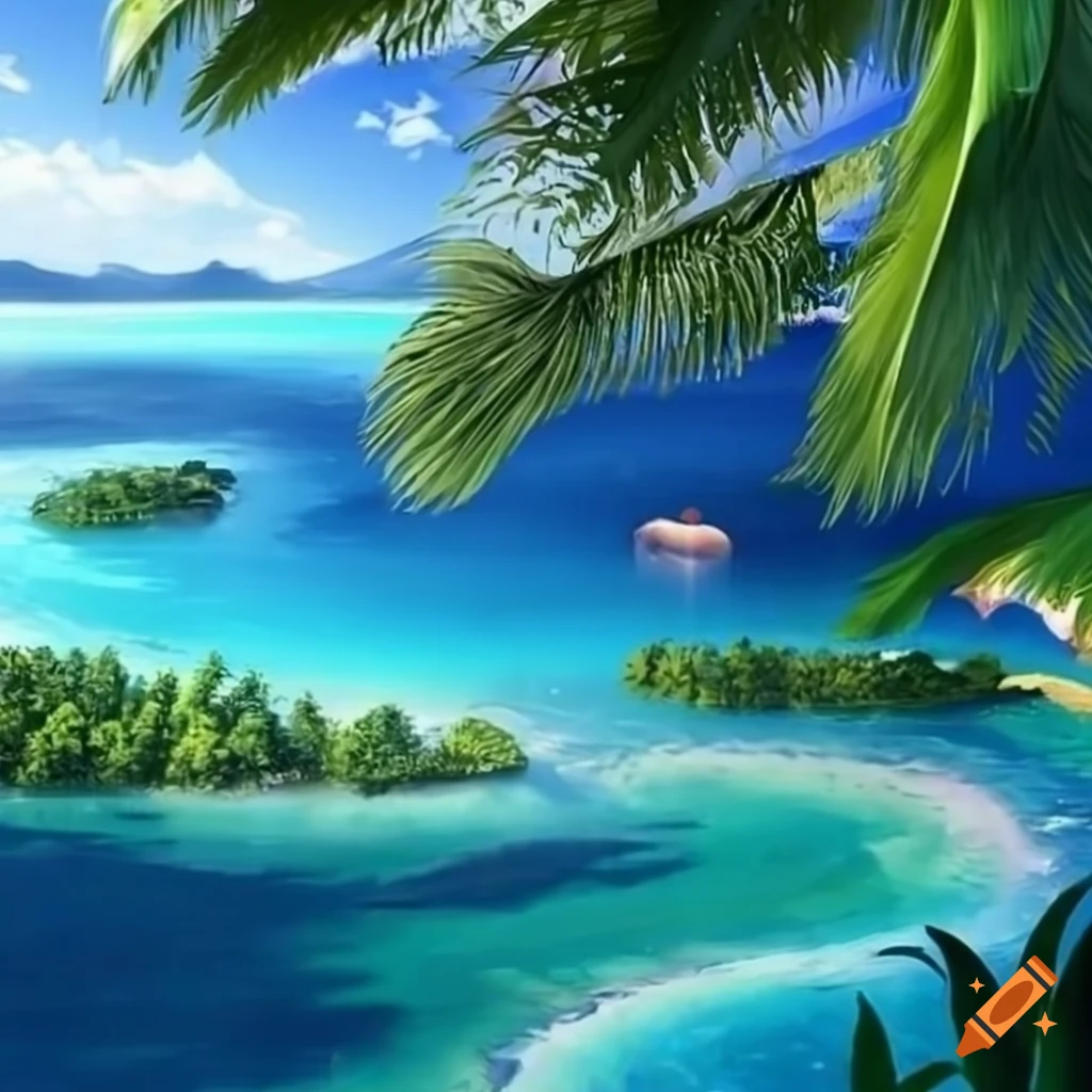 Fantastic paradise world