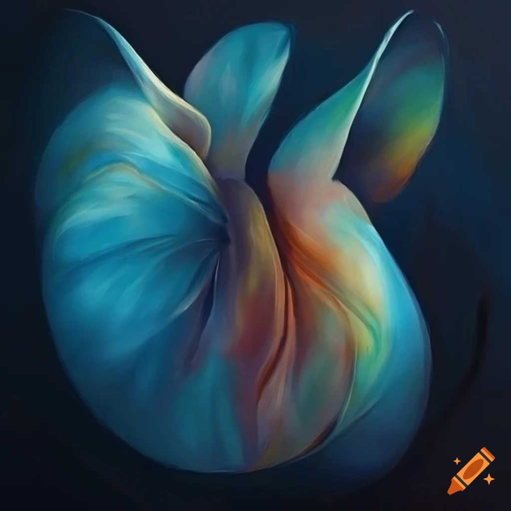 Delicate and soft tendril petal oil painting representing life finds a way on Craiyon