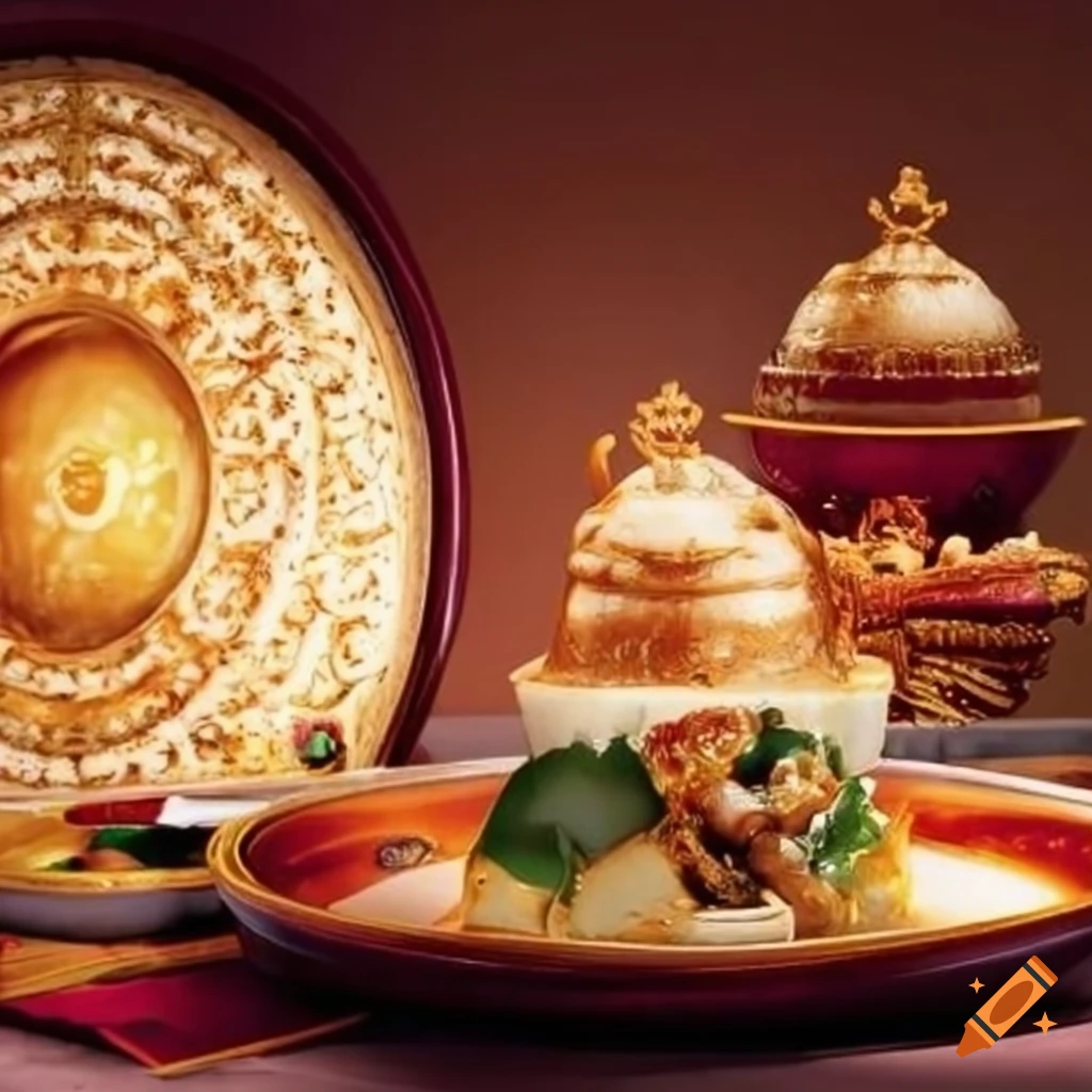 Exquisite chinese dish in exclusive style