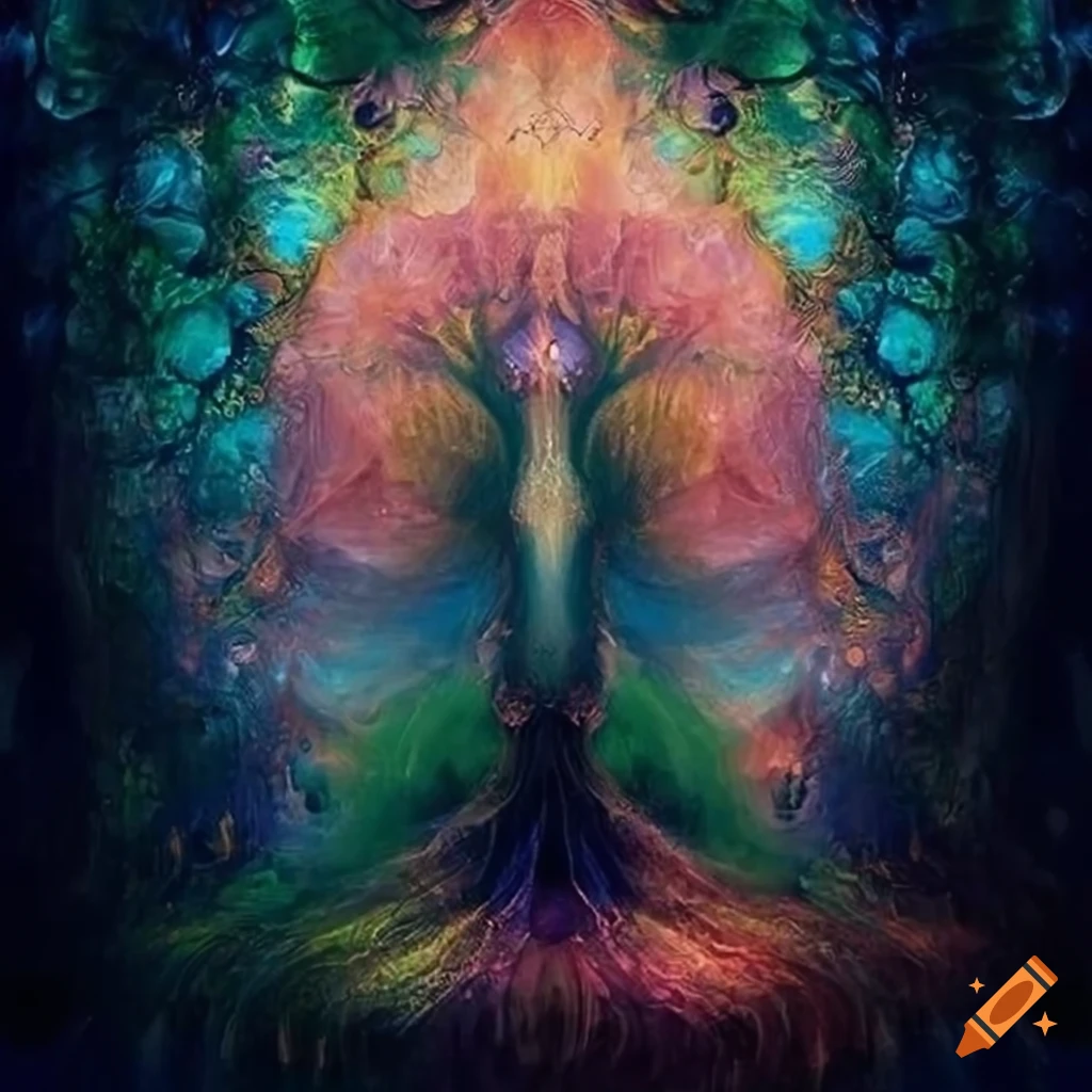 Delicate pale petal-like creature in an enchanted forest on Craiyon