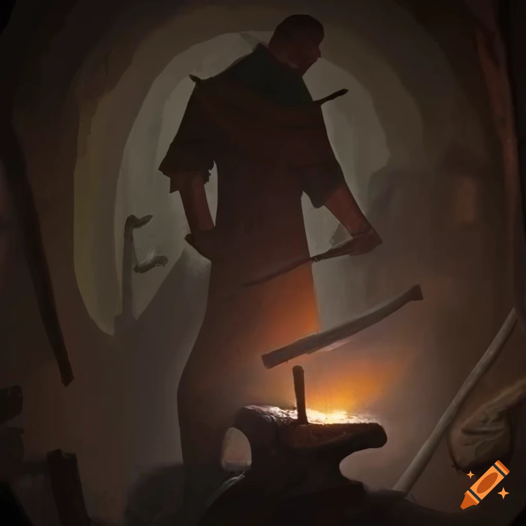 Exterior of bogbound blacksmith in crayin, a testament to craftsmanship ...