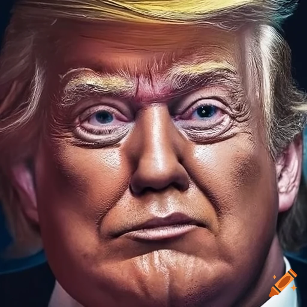 Satirical depiction of donald trump as a marvel comics character on Craiyon