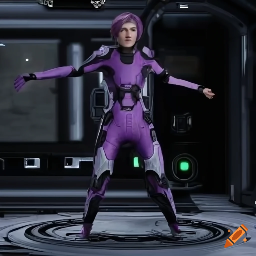 Image of characters in sci-fi outfits on Craiyon