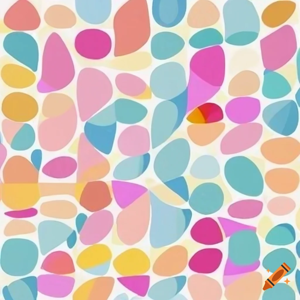 Irregular geometric pattern design