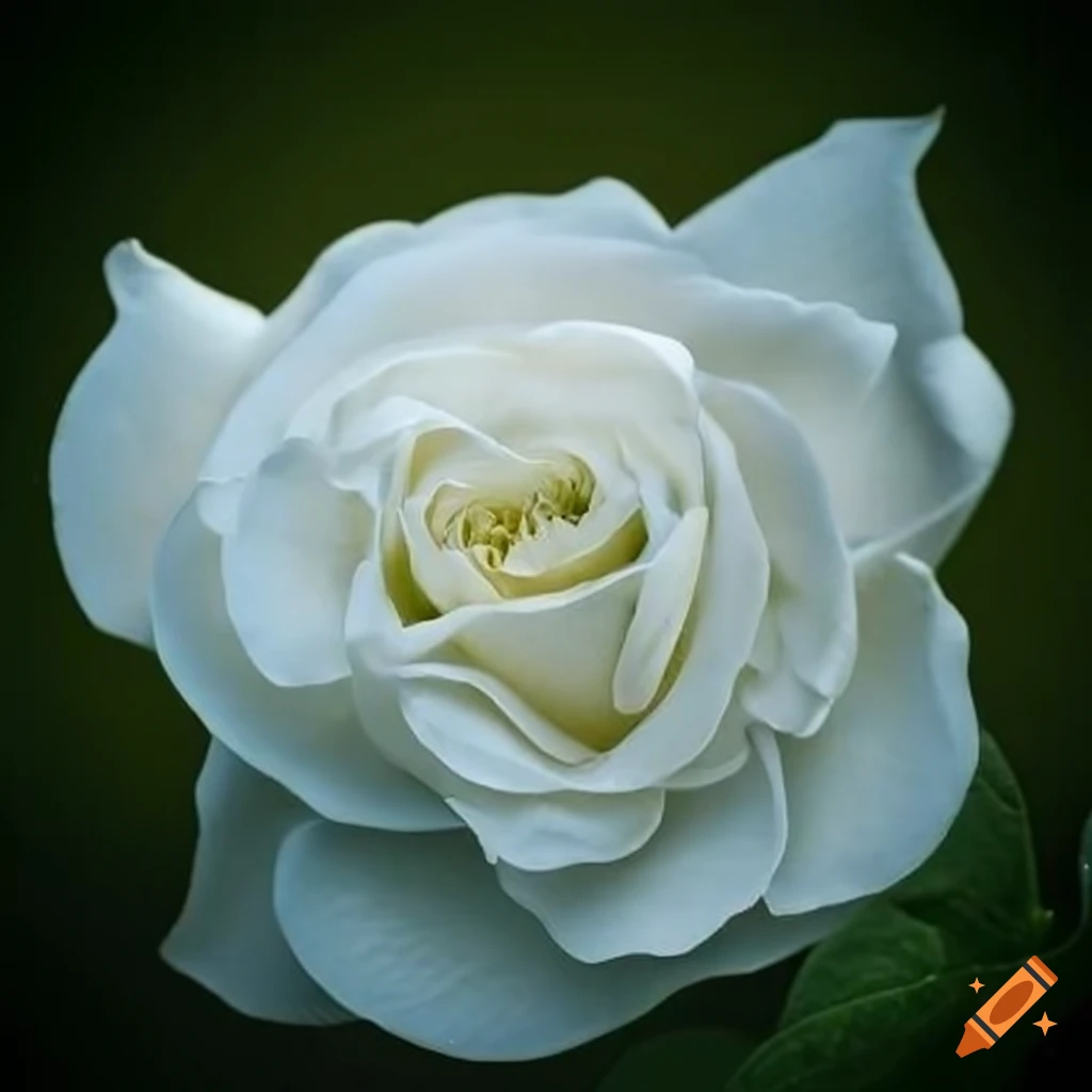 White angel flowers on Craiyon